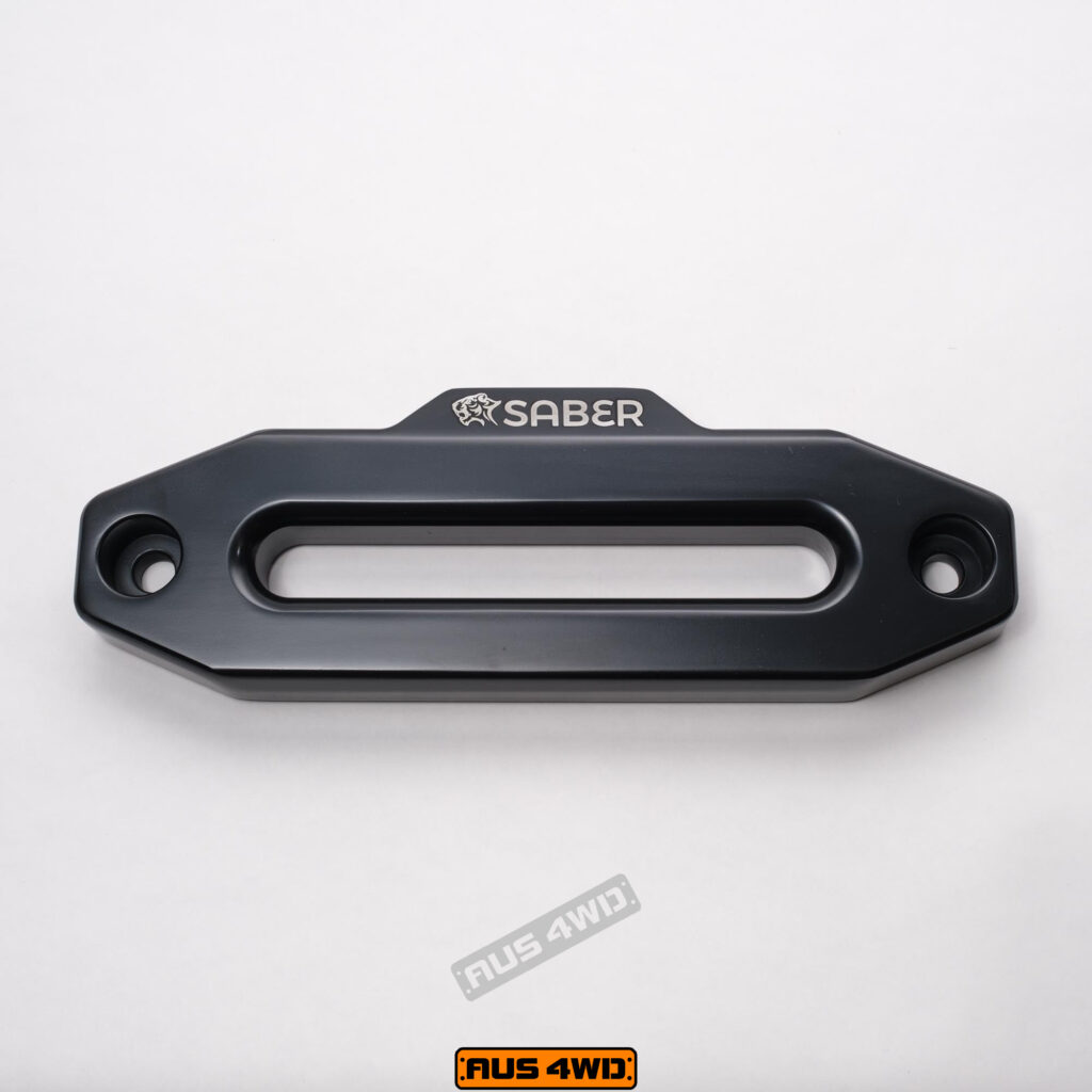 6061 Aluminium Hawse Fairlead – Cerakote Black - AUS4WD